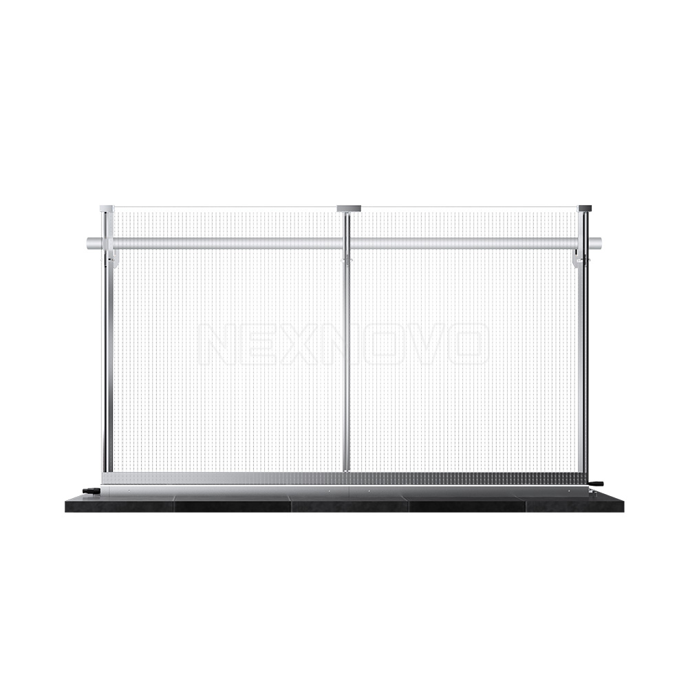 Guardrail Transparent LED Screen| LED glass barriers|LED guardrail ...