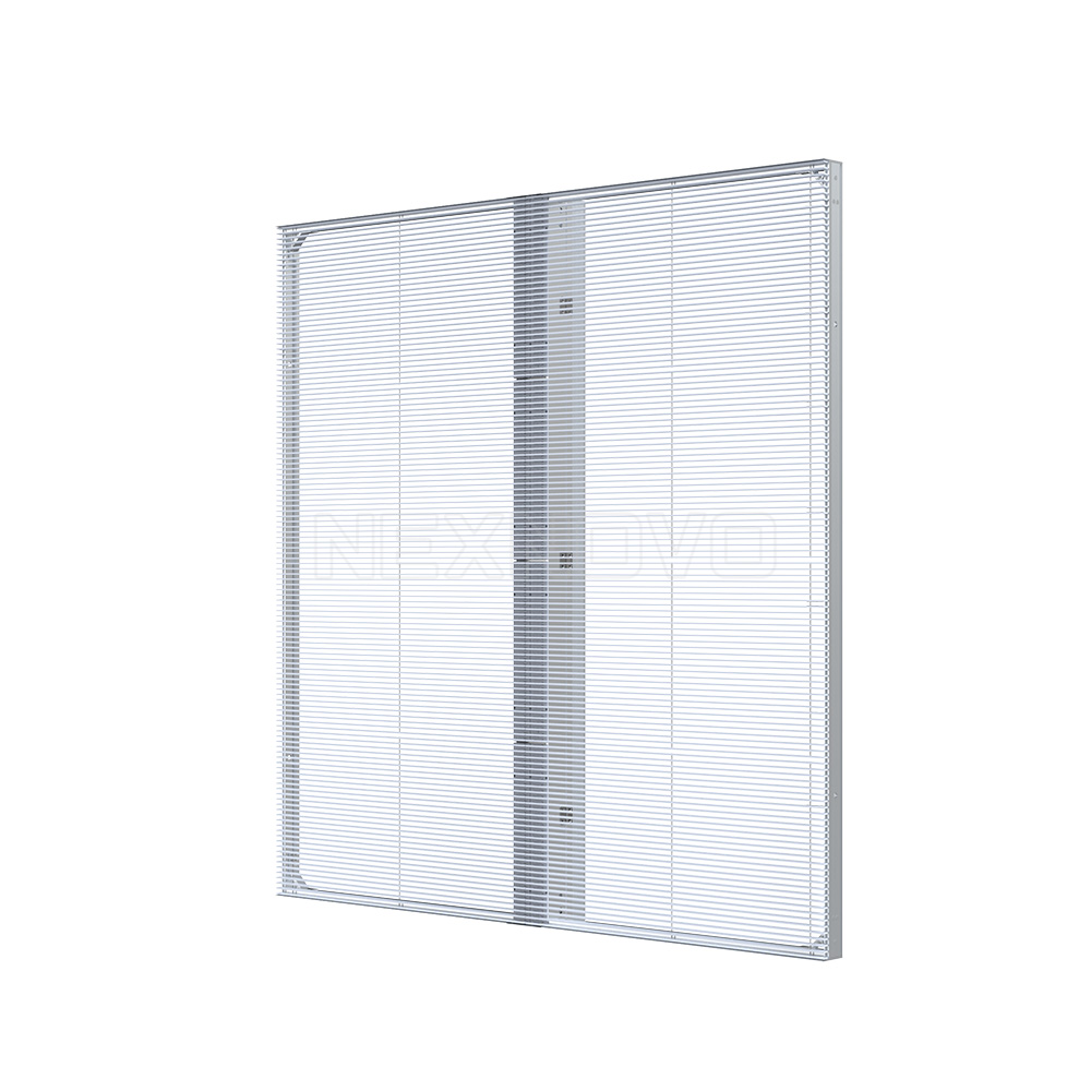 XRL/XRW Series transparent curtain wall screen |media facade lighting ...