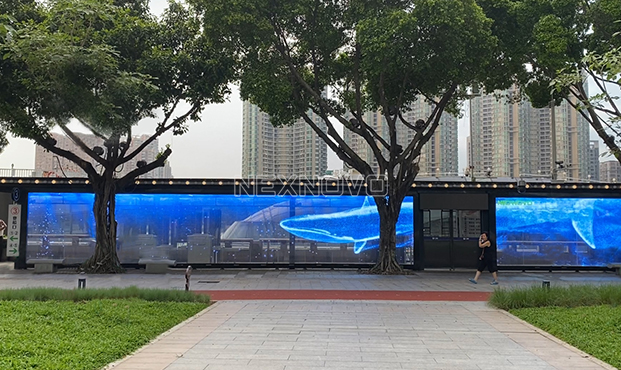 Transparent LED display|glass wall screen|transparent led poster|clear ...