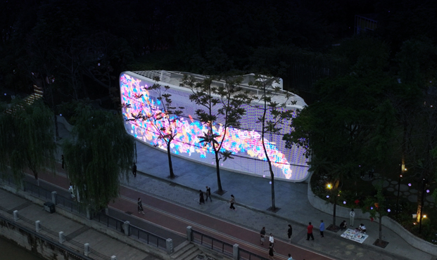 Transparent LED display|glass wall screen|transparent led poster|clear ...