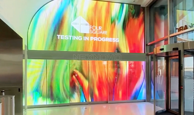 Transparent LED display|glass wall screen|transparent led poster|clear ...